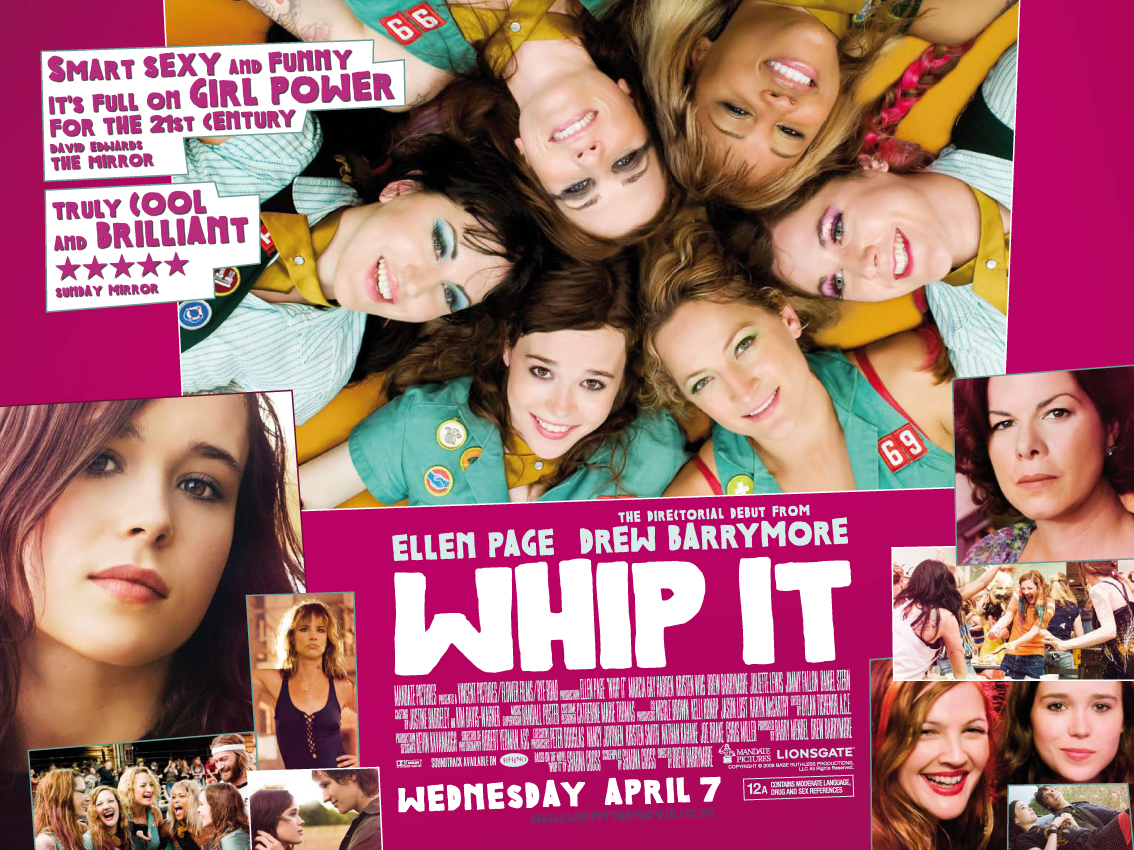 New International Poster & Images for Drew Barrymore's Whip It - HeyUGuys