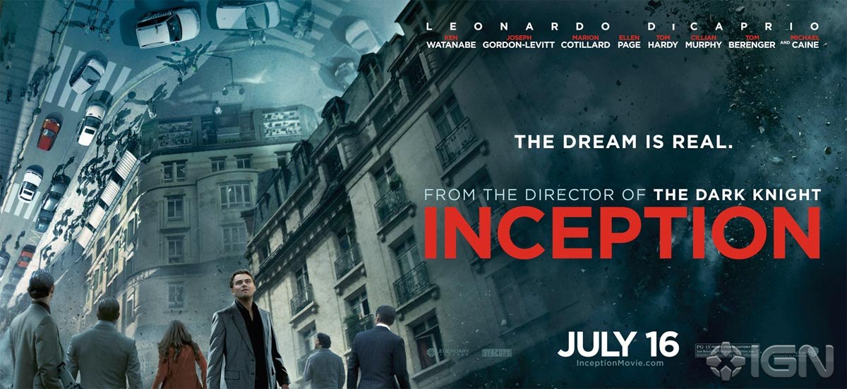 Four New Inception Banners - The Dream Is Real - HeyUGuys