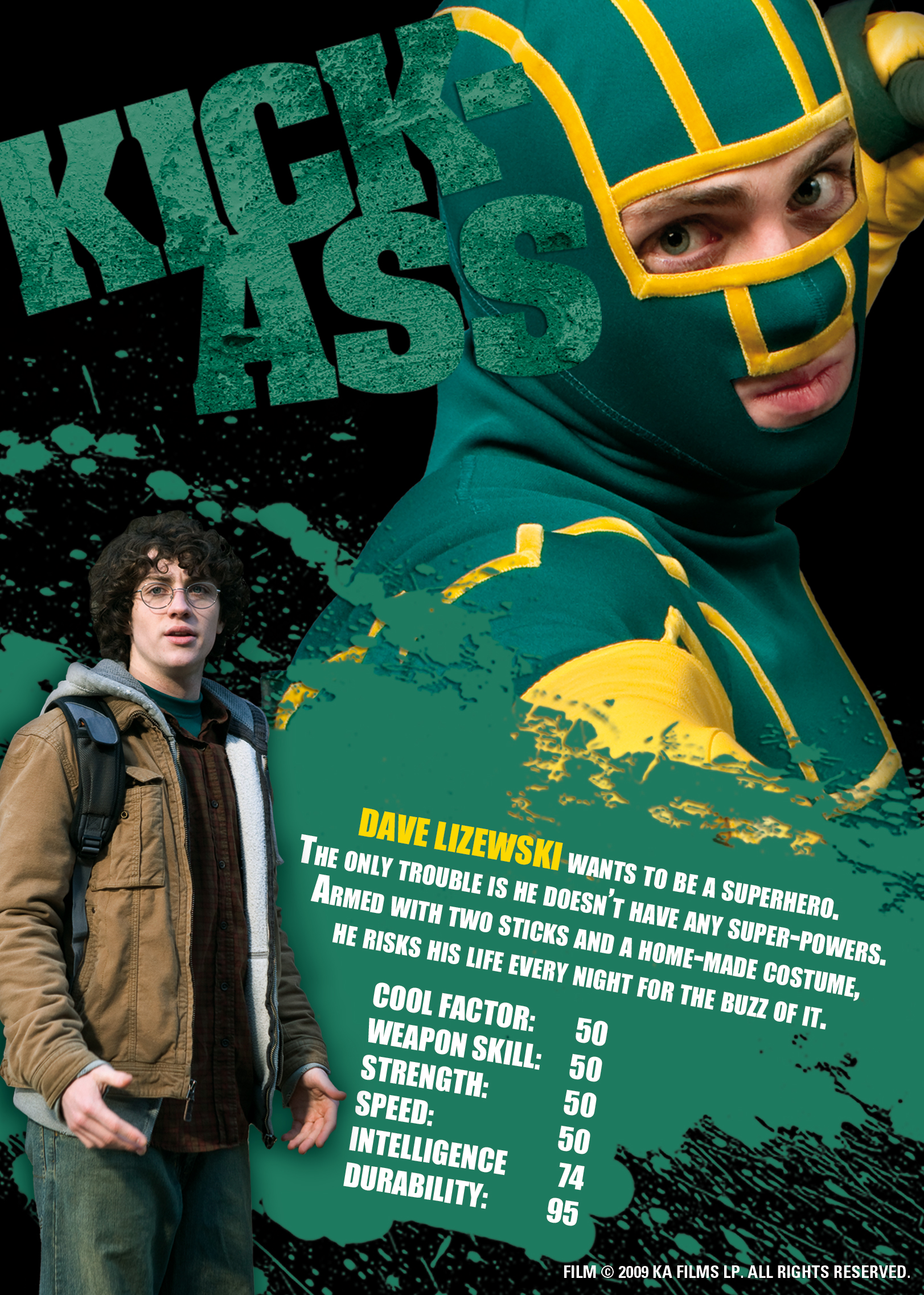 Kick Ass Top Trump Art Cards - HeyUGuys