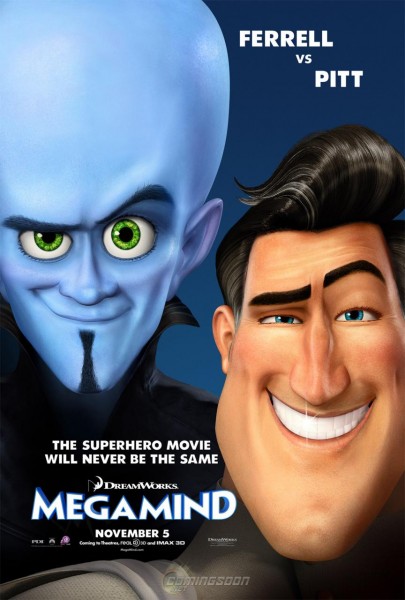 Brand new Poster from Dreamworks' Megamind - HeyUGuys
