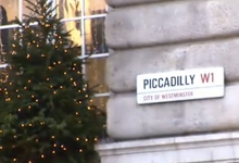 Spreading Festive Cheer in Piccadilly Circus - HeyUGuys