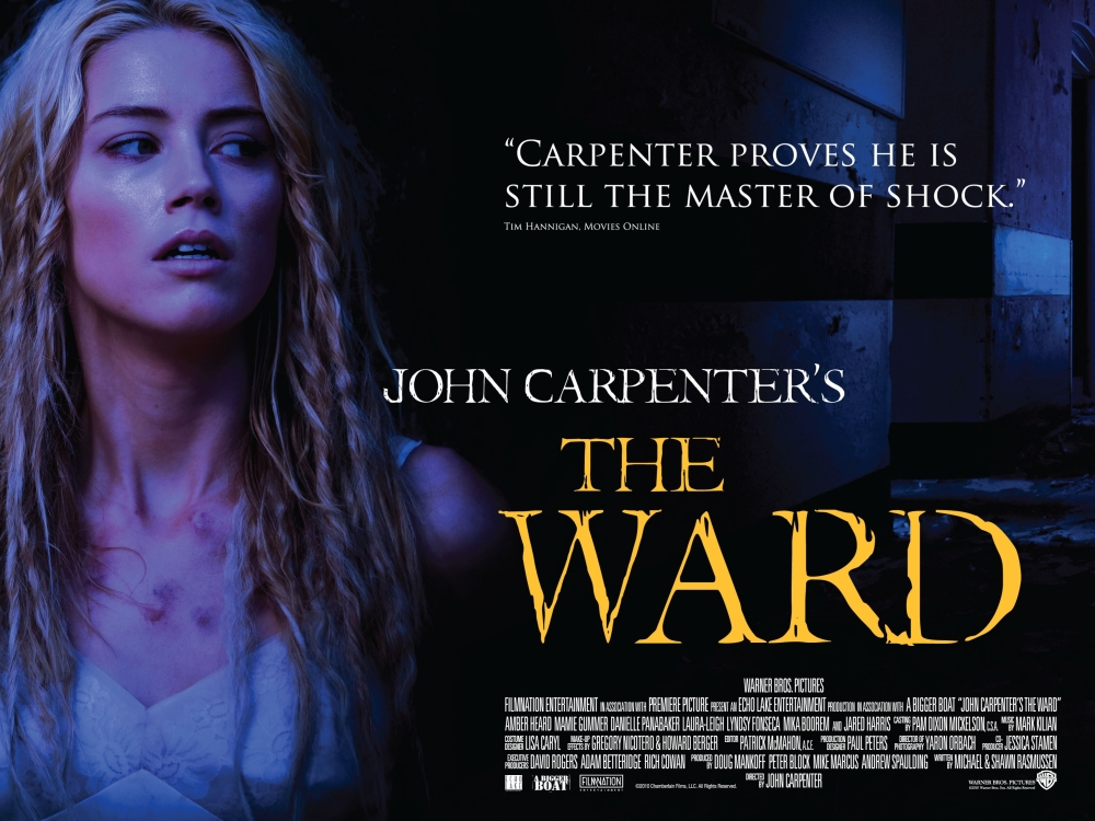 Full Trailer, Poster & New Images for John Carpenter's The Ward - HeyUGuys