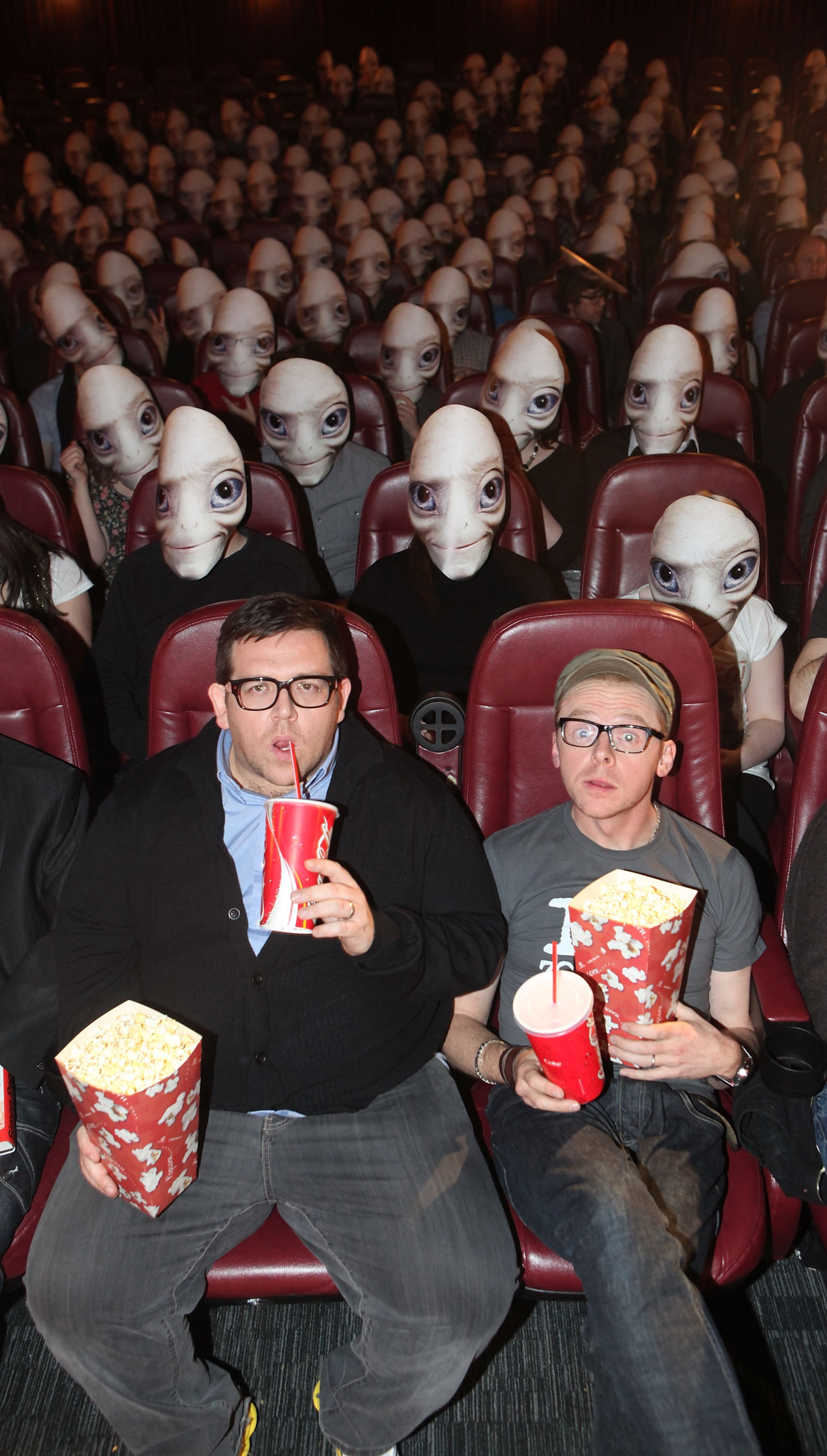 Simon Pegg & Nick Frost Join A Room Full of 'Pauls' for a Special ...