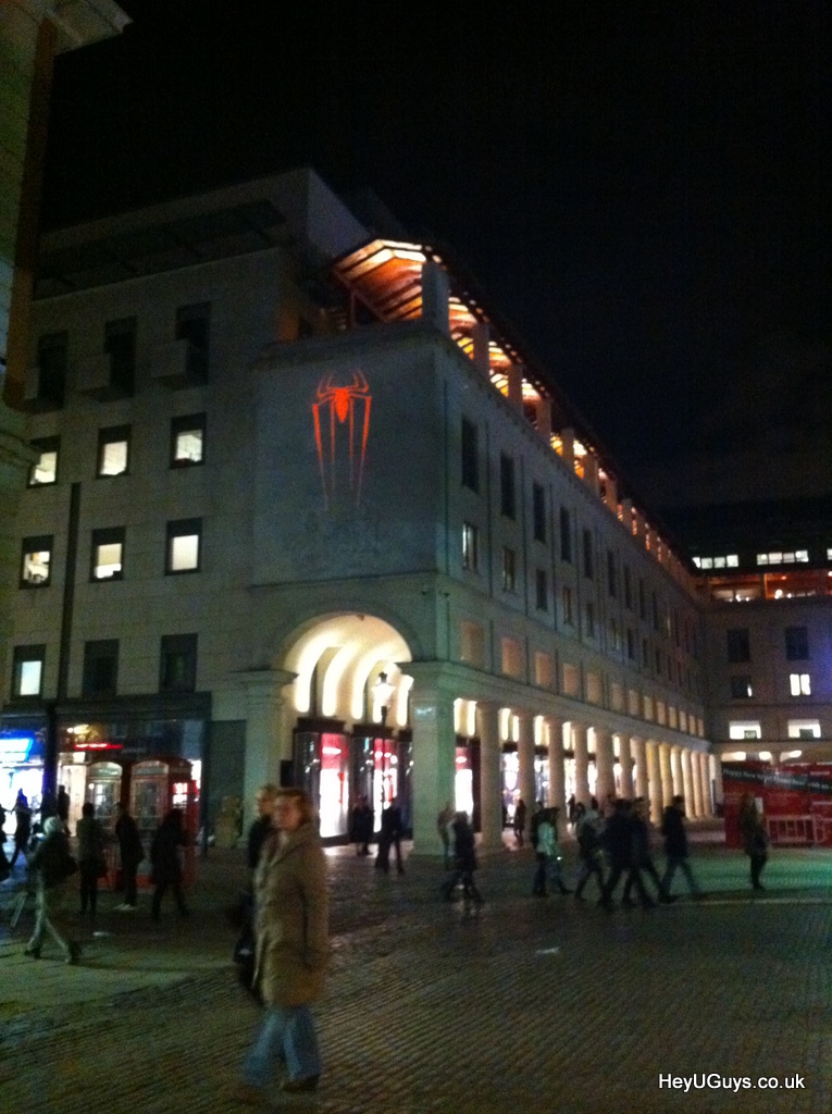 UPDATED: Viral Projection Hits London for The Amazing Spider-Man ...