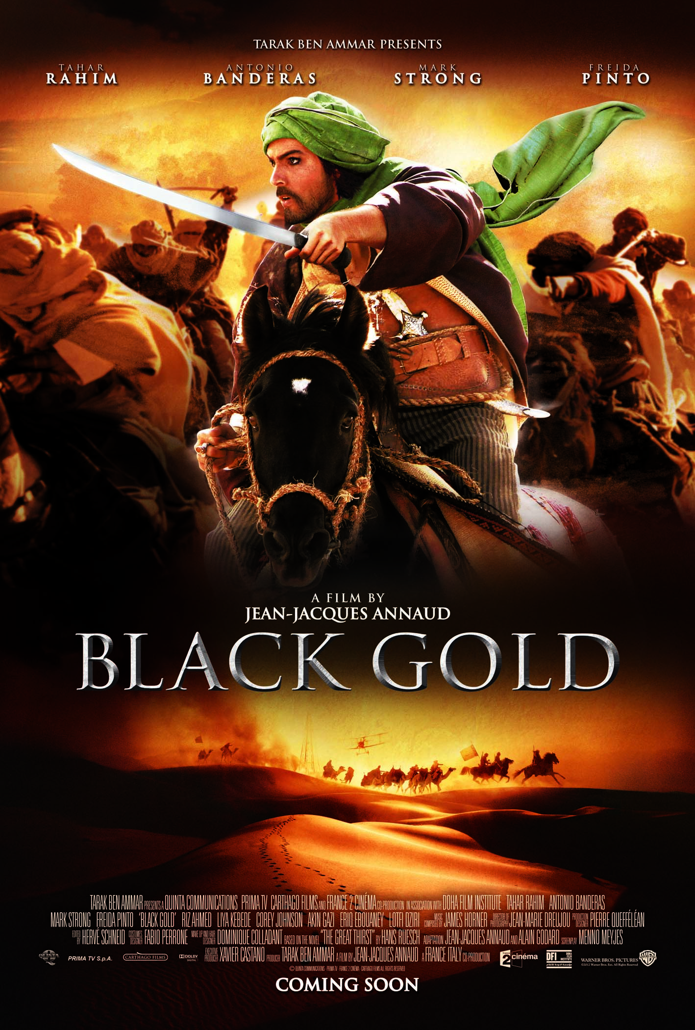 Black Gold Interviews - Antonio Banderas, Mark Strong, Tahar Rahim ...