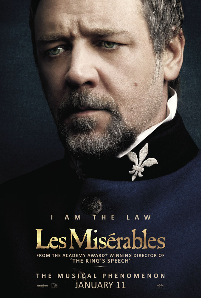 Les Misérables Character Poster – Russell Crowe