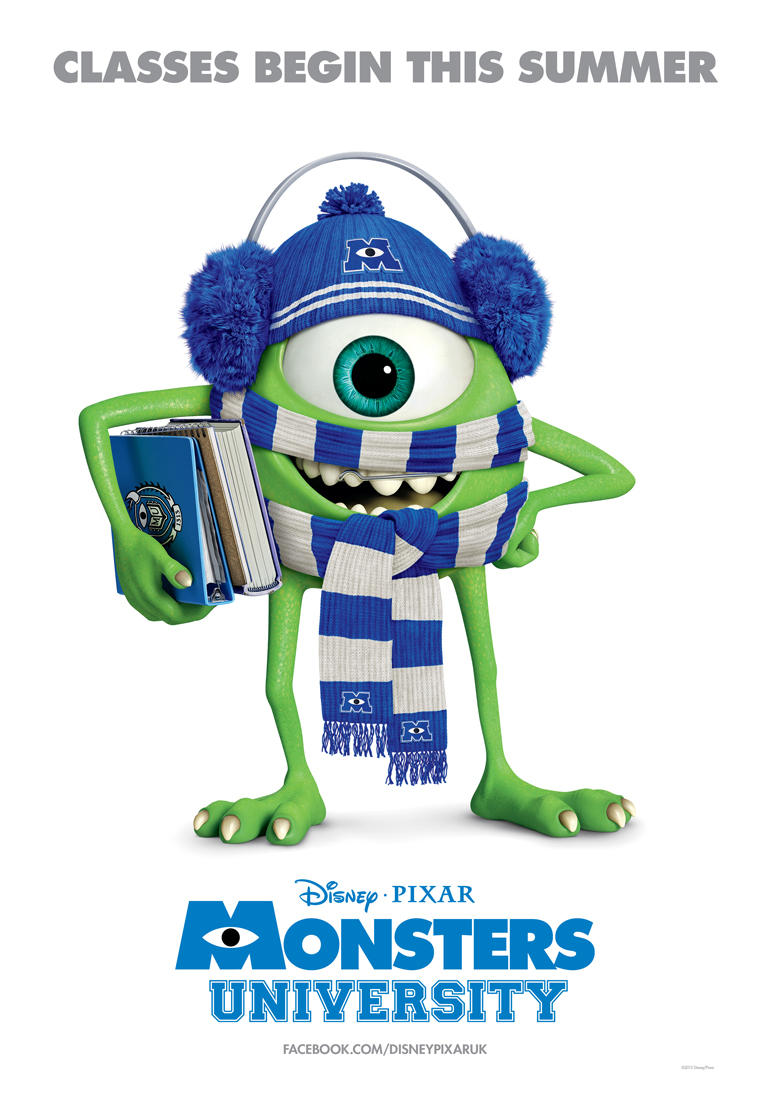 Monsters University Poster Classes Begin This Summer
