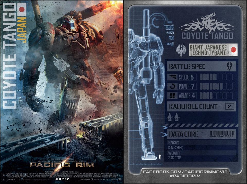 Pacific Rim Posters reveal International Jaeger Tech