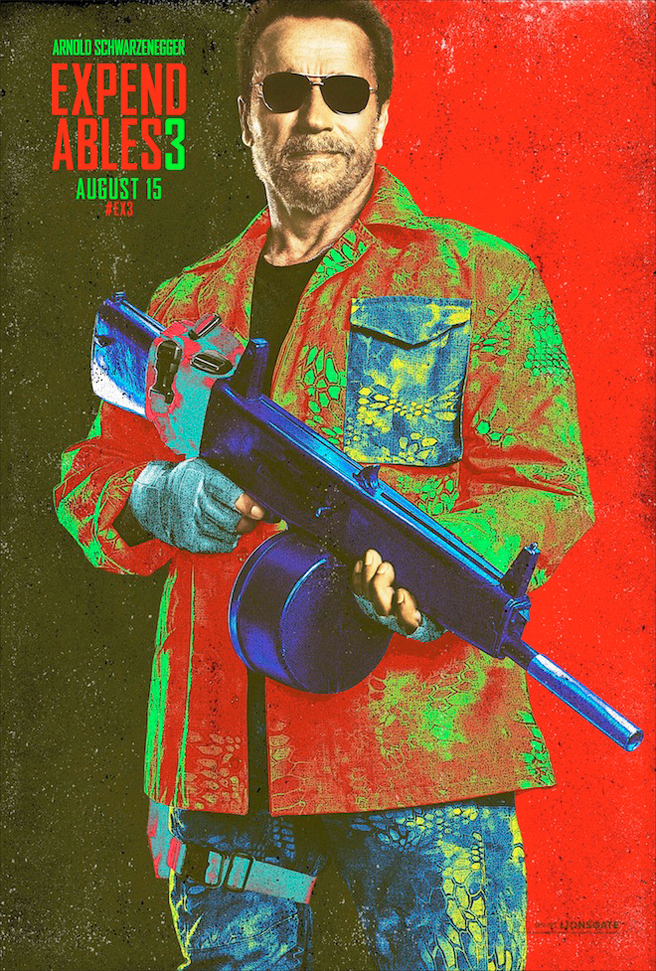 Check Out 17 Colourful Posters for The Expendables 3
