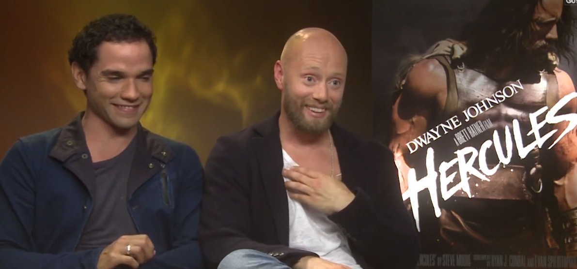 Dwayne Johnson And Reece Ritchie