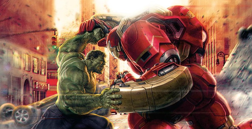 Best Look at Hulkbuster in Avengers: Age of Ultron Promo Art