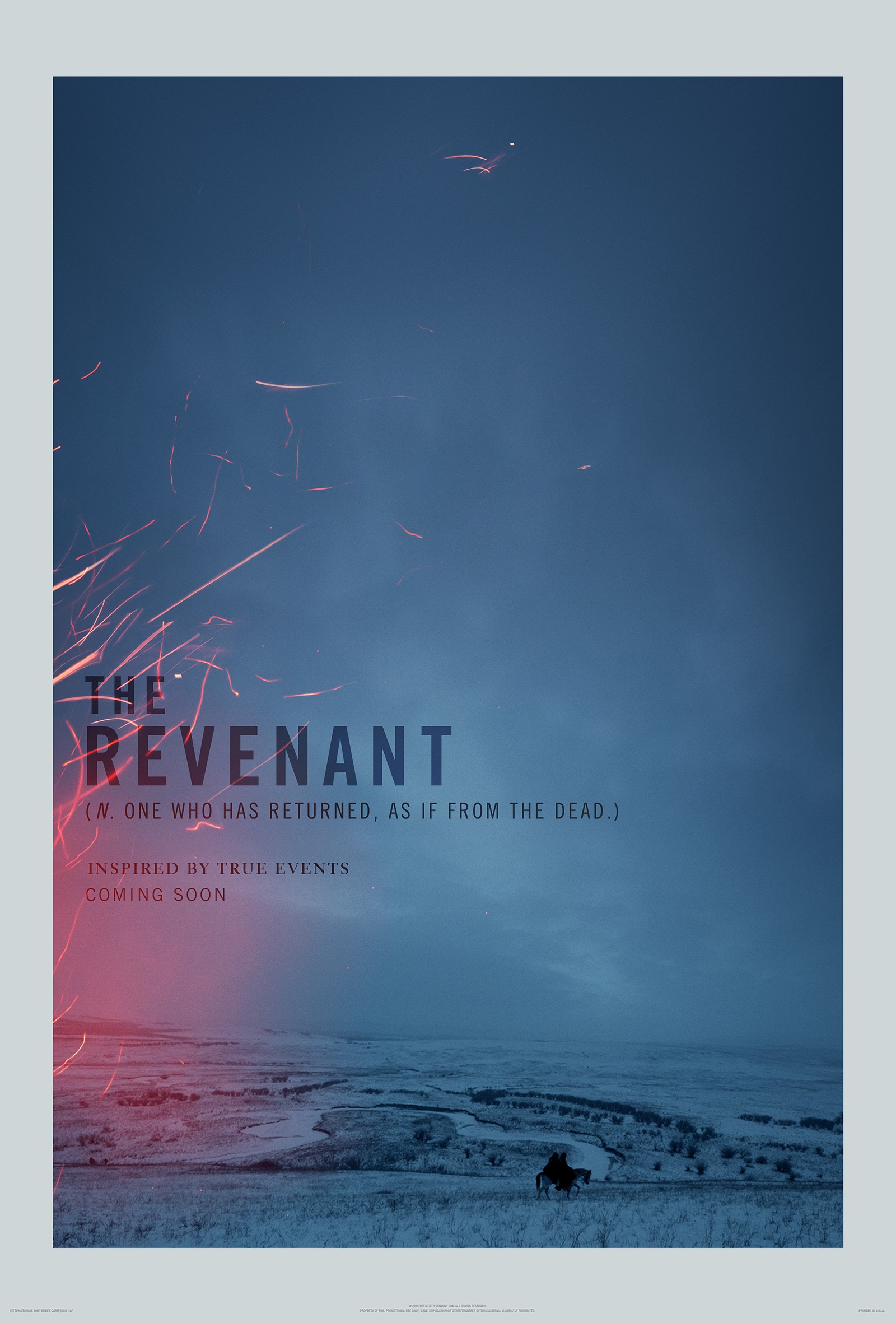 Behold the Beautiful New Teaser Poster for The Revenant