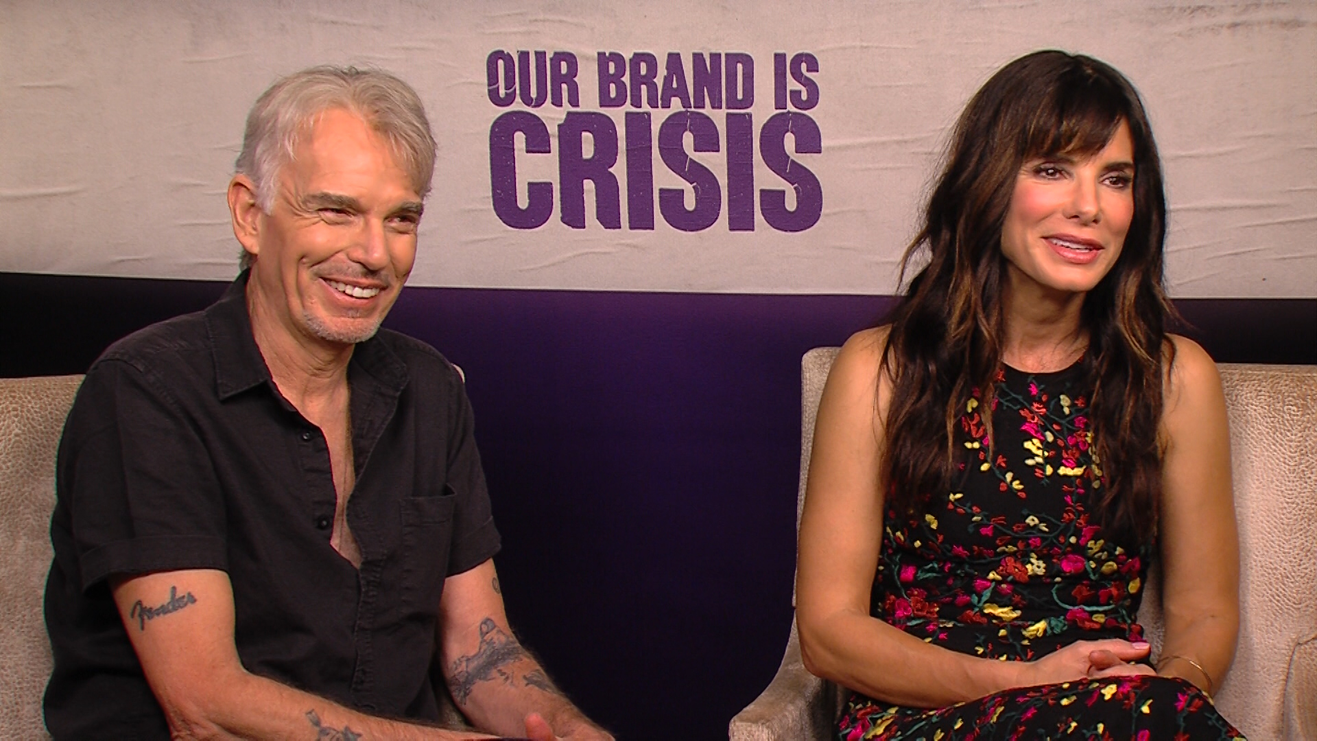 Interview: Sandra Bullock & Billy Bob Thornton on Our Brand is Crisis ...