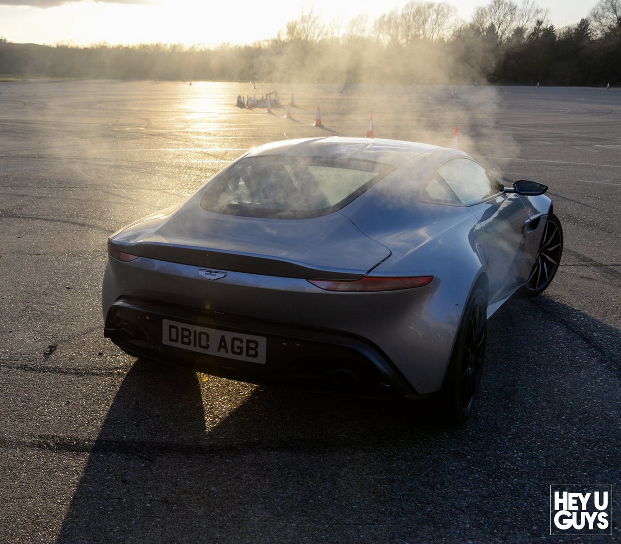 Videos: HeyUGuys do Doughnuts in a DB10 for Spectre Blu-ray Release ...