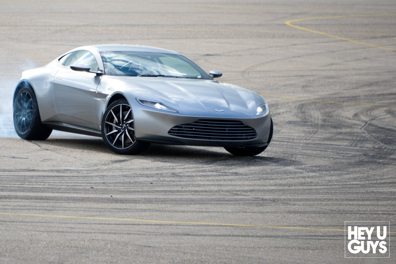Videos: HeyUGuys do Doughnuts in a DB10 for Spectre Blu-ray Release ...