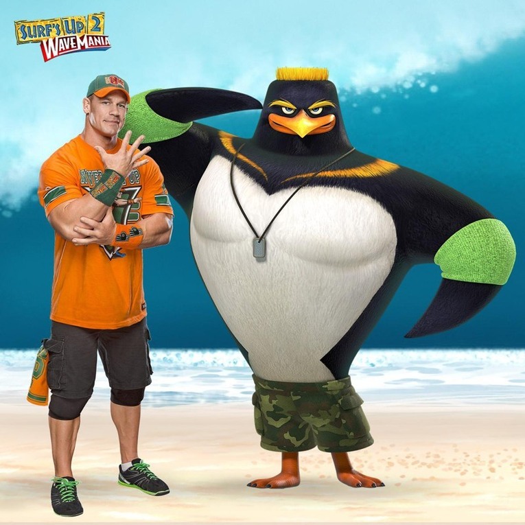 Yes, this is really happening: WWE and Sony teaming up for Surf's Up 2 ...