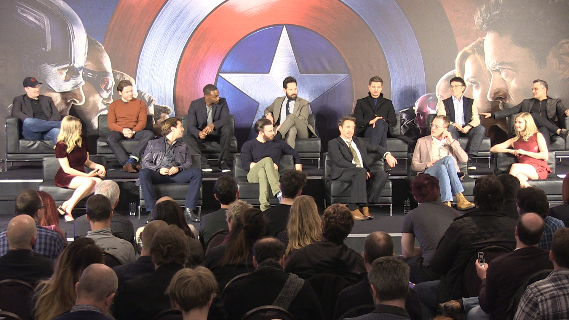 Captain America Civil War Cast Interviews