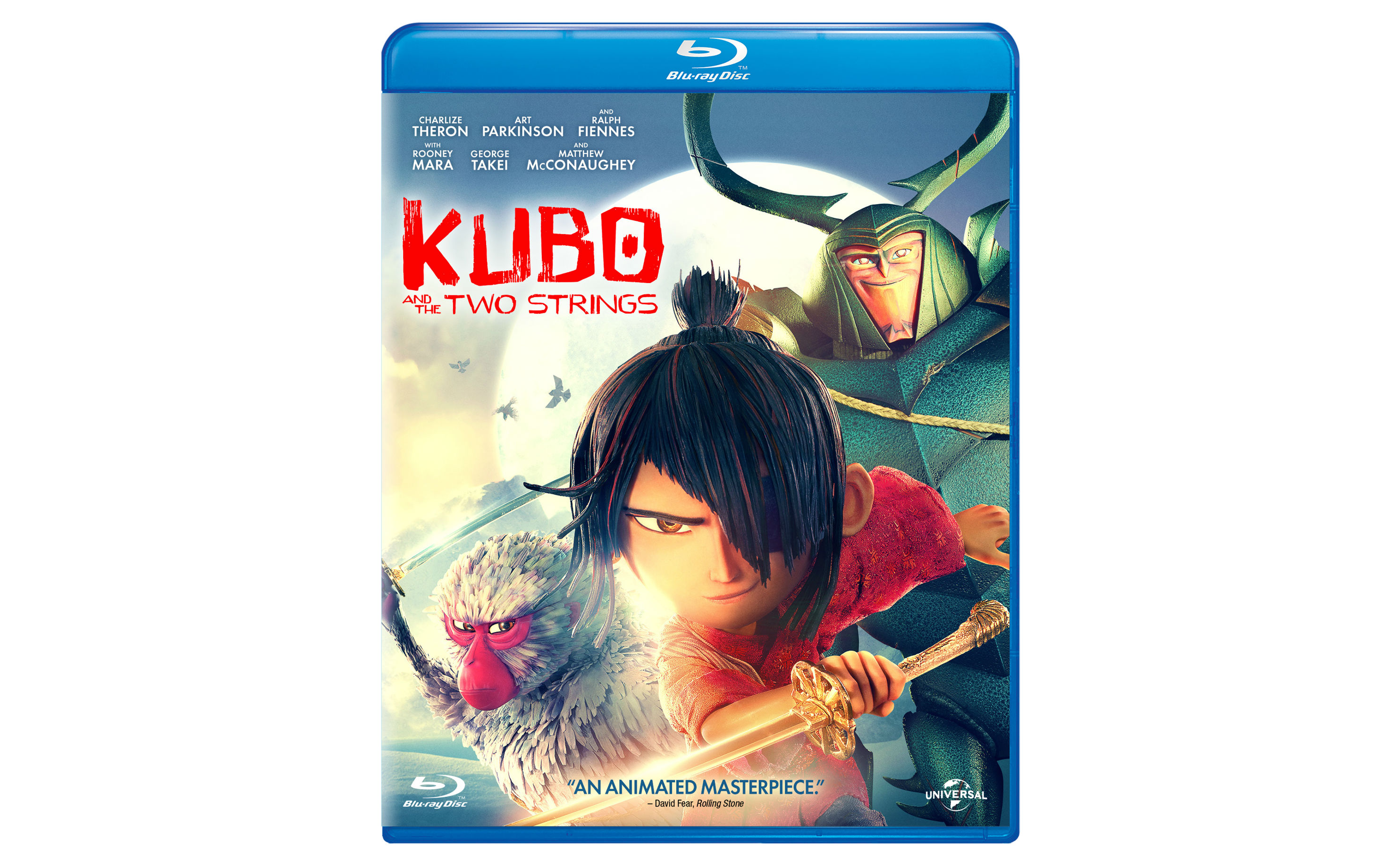 Win Kubo and the Two Strings signed poster and Blu-ray - HeyUGuys
