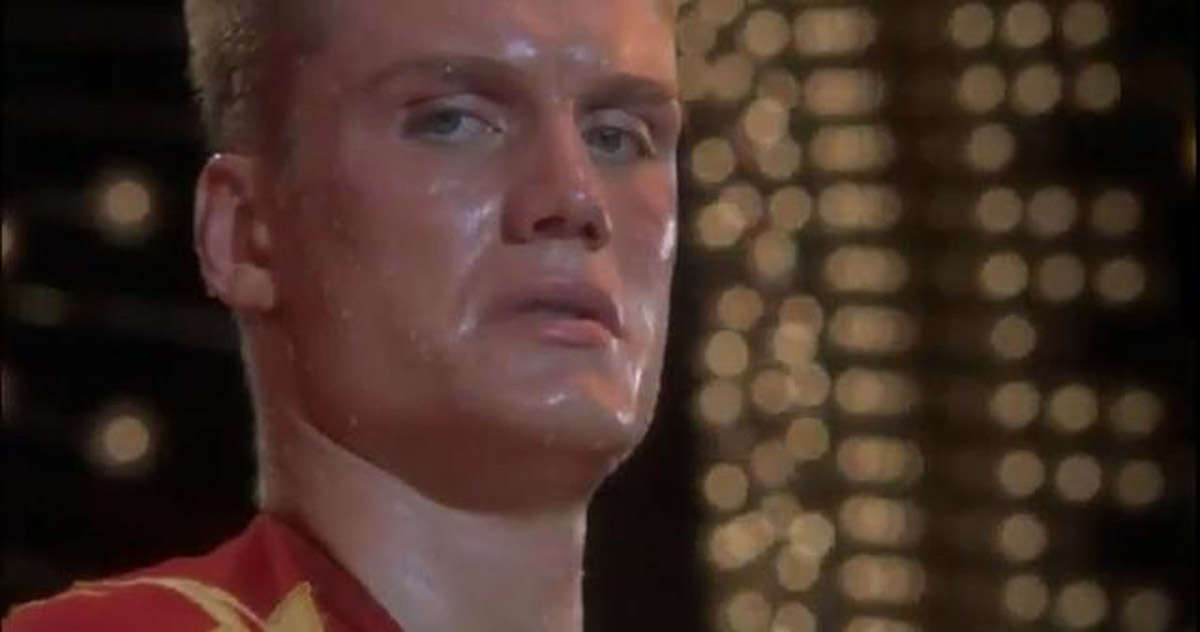 Dolph Lundgren hits the gym hard as he prepares for battle as Ivan ...