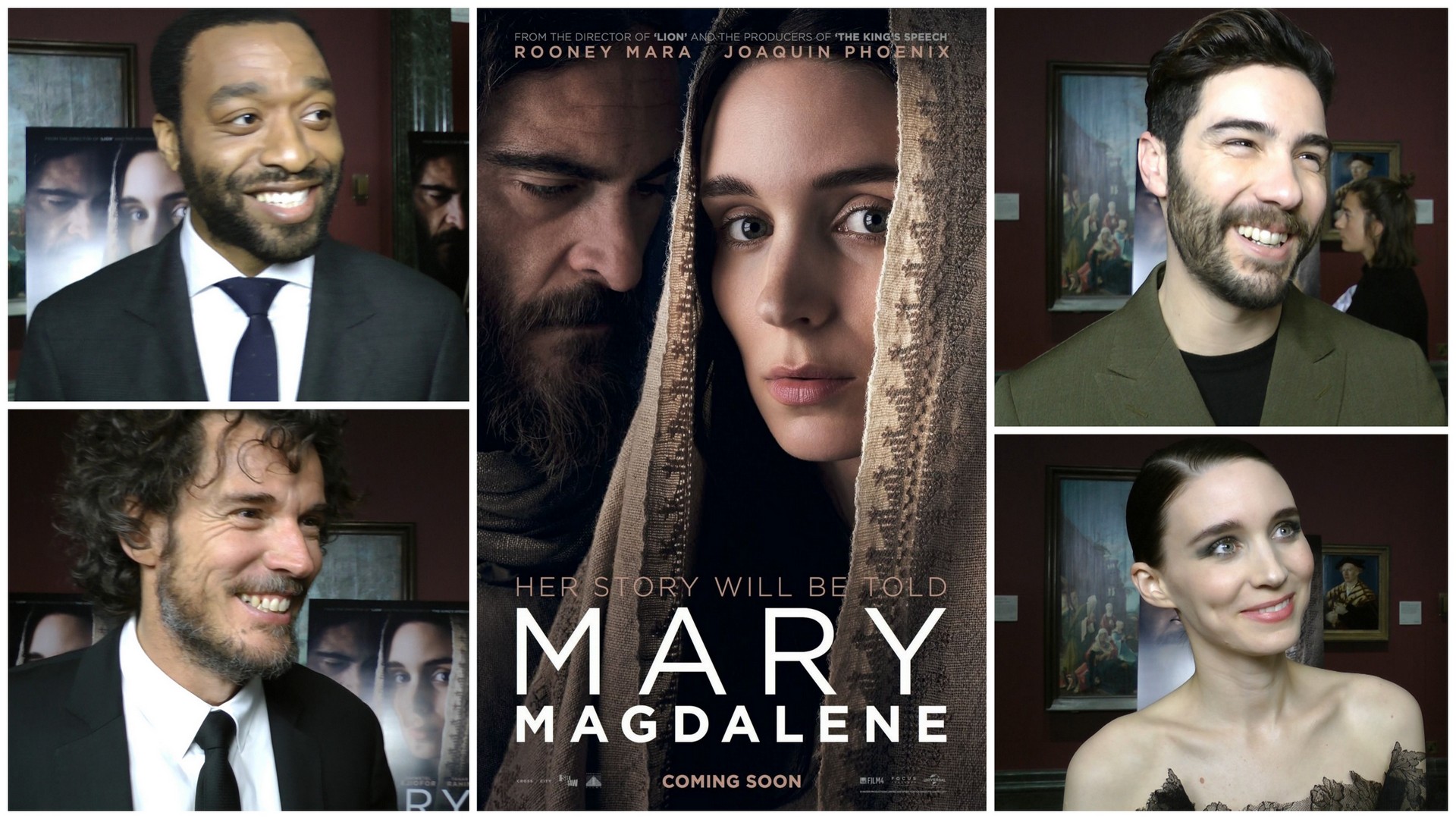 Mary Magdalene Cast Interviews: Rooney Mara, Chiwetel Ejiofor, Tahar ...