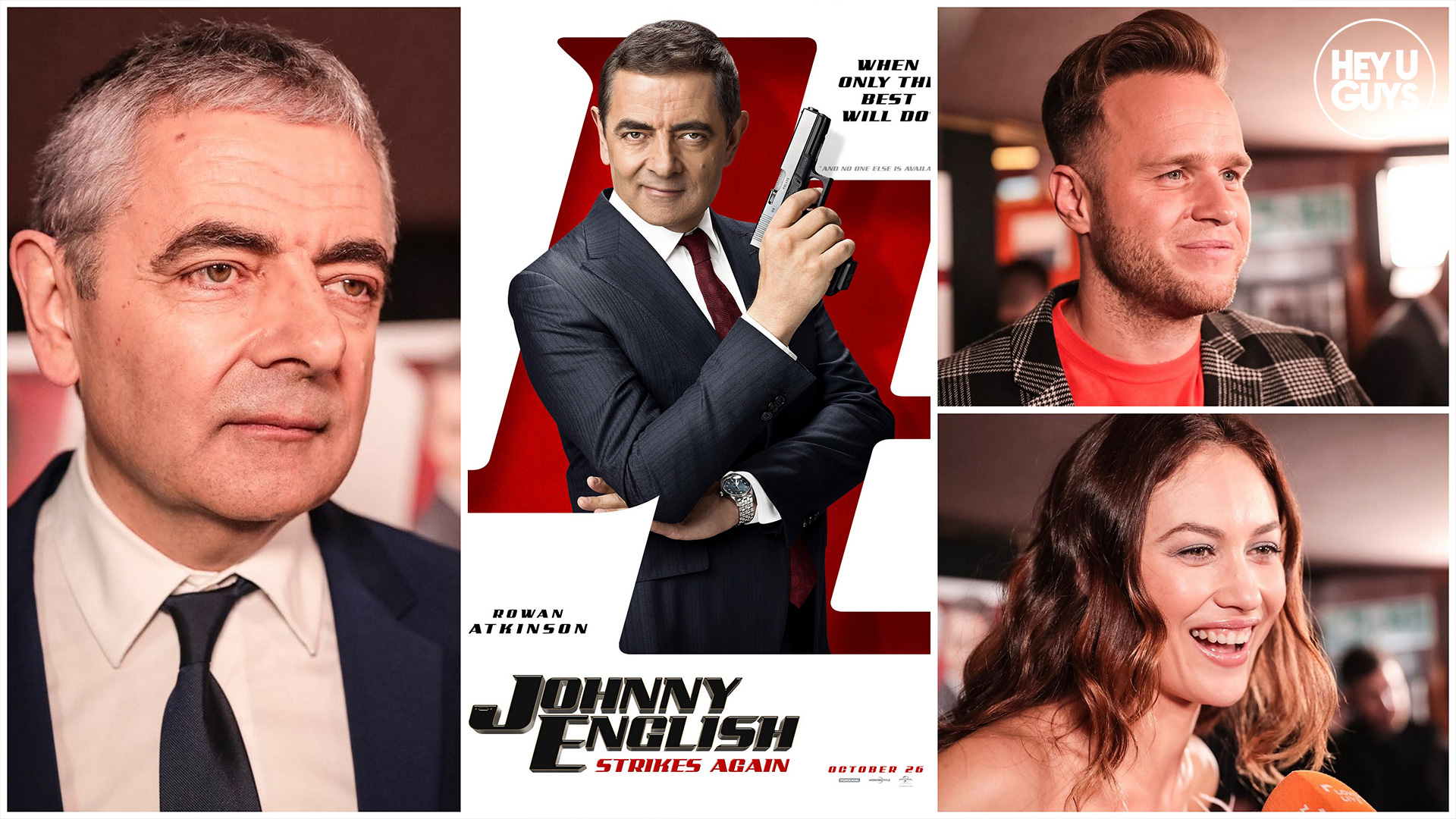 Johnny English Strikes Again Premiere Interviews: Rowan Atkinson, Olly ...
