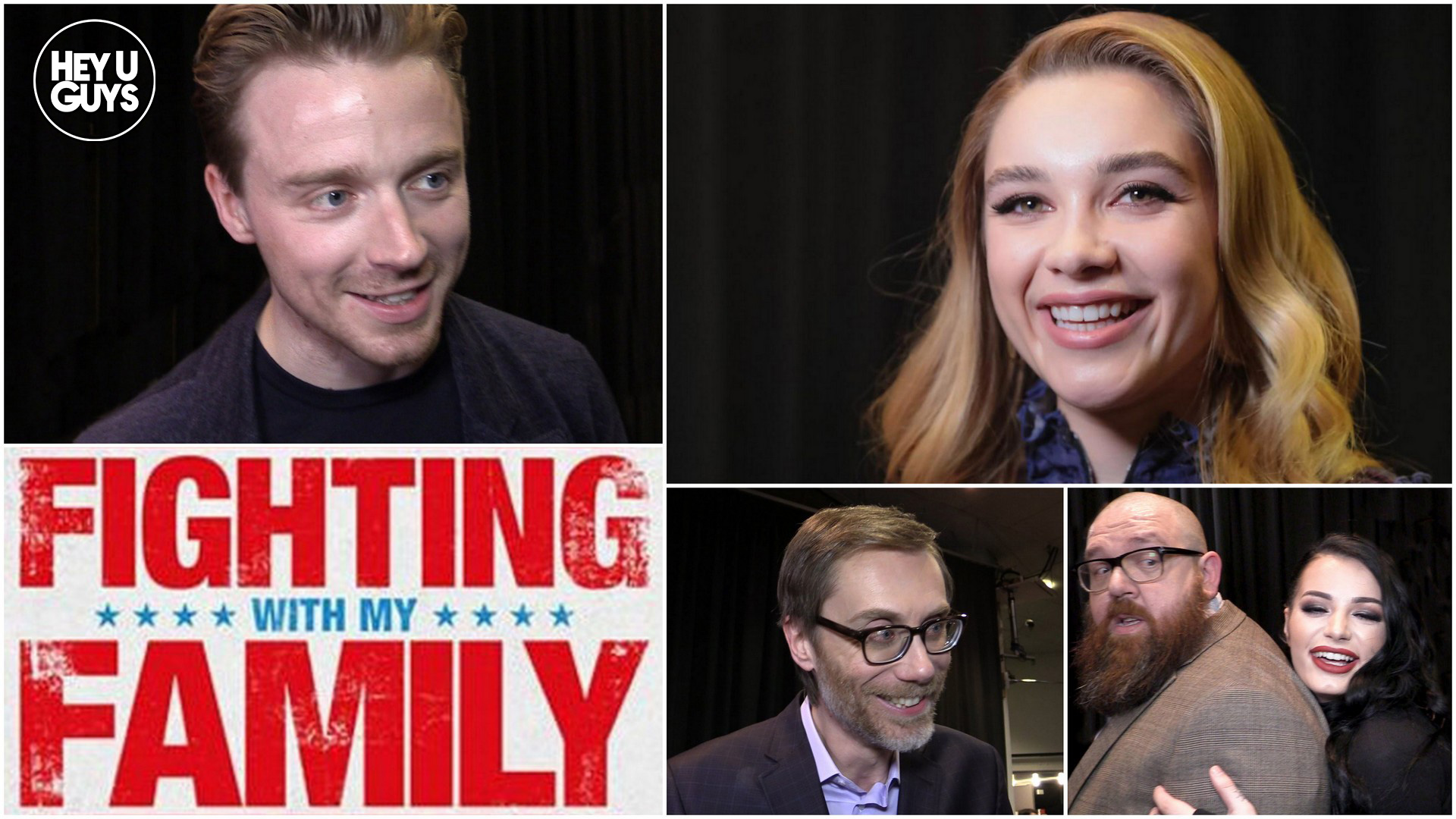 Fighting with My Family Premiere Interviews: Florence Pugh, Jack Lowden ...