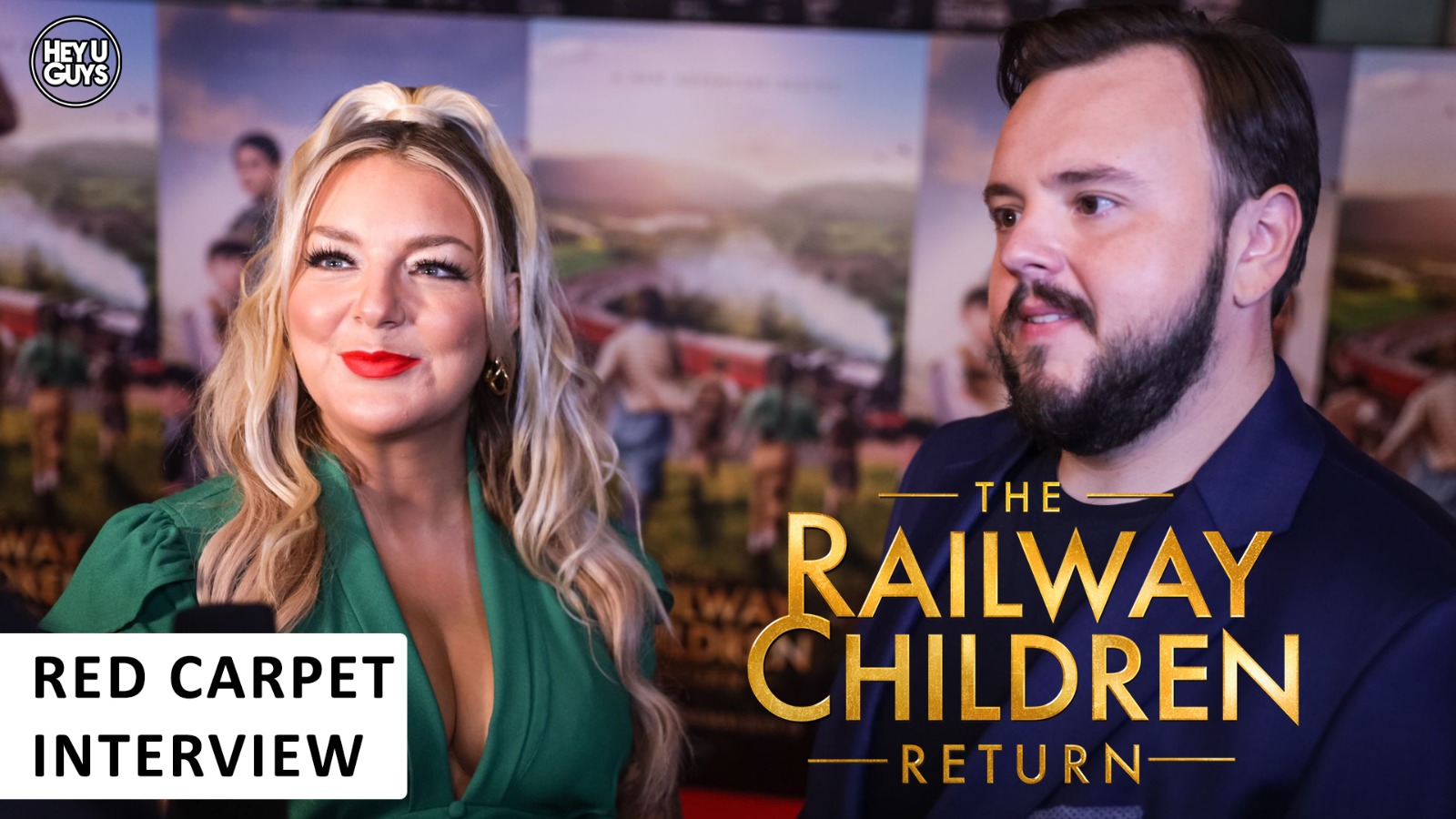 The Railway Children Return Premiere Interviews - Sheridan Smith, John ...