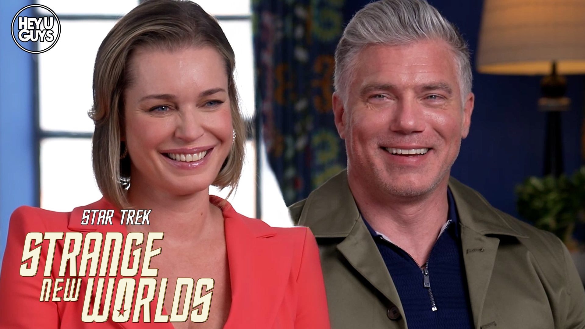 Star Trek: Strange New Worlds' Anson Mount & Rebecca Romijn on fandom ...