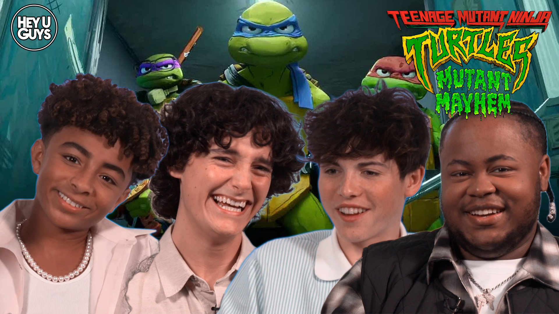 Teenage Mutant Ninja Turtles: Mutant Mayhem cast interviews - HeyUGuys