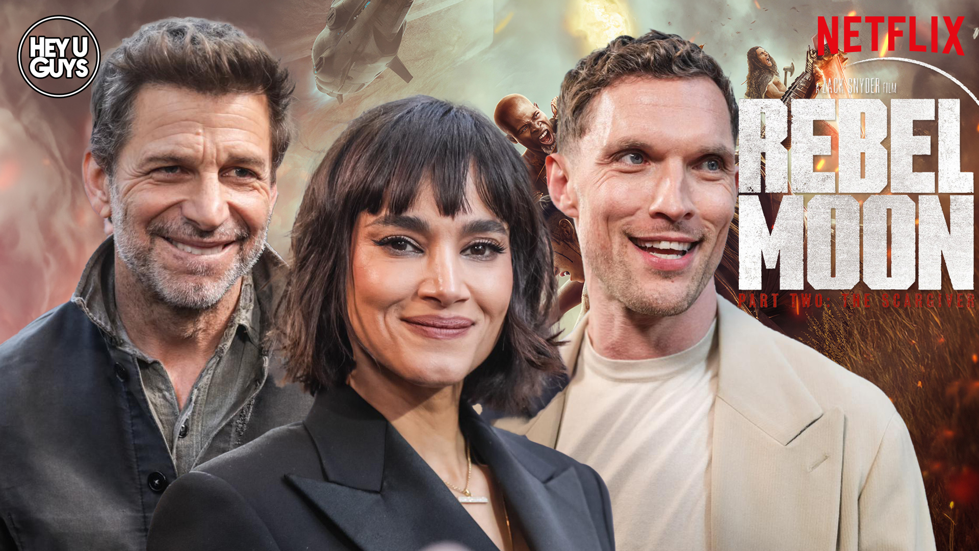 Rebel Moon Part Two: The Scargiver Premiere Interviews: Sofia Boutella ...