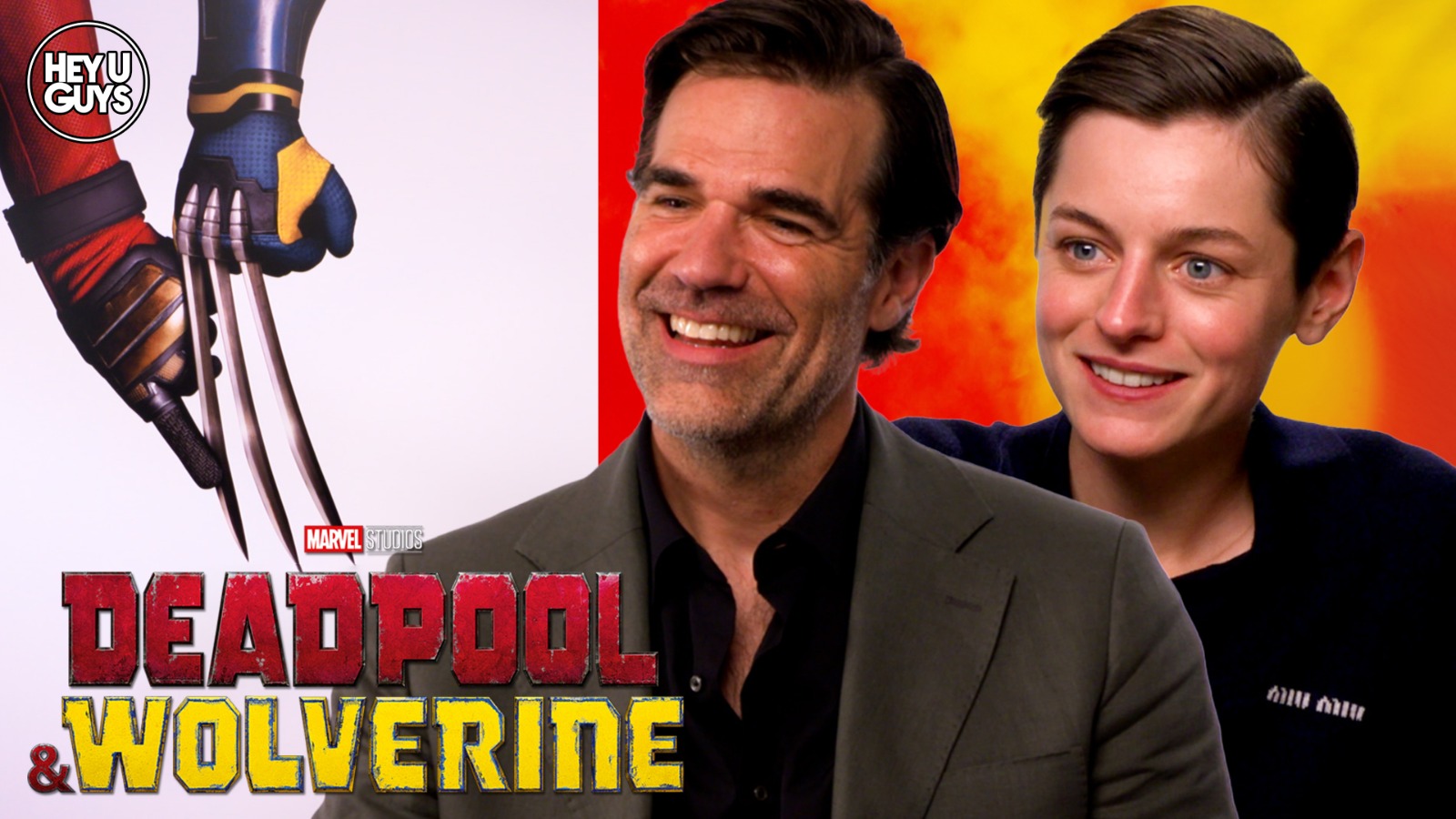 Deadpool & Wolverine's Emma Corrin, Rob Delaney & Wendy Jacobsen on secrets, lies, grown men ...