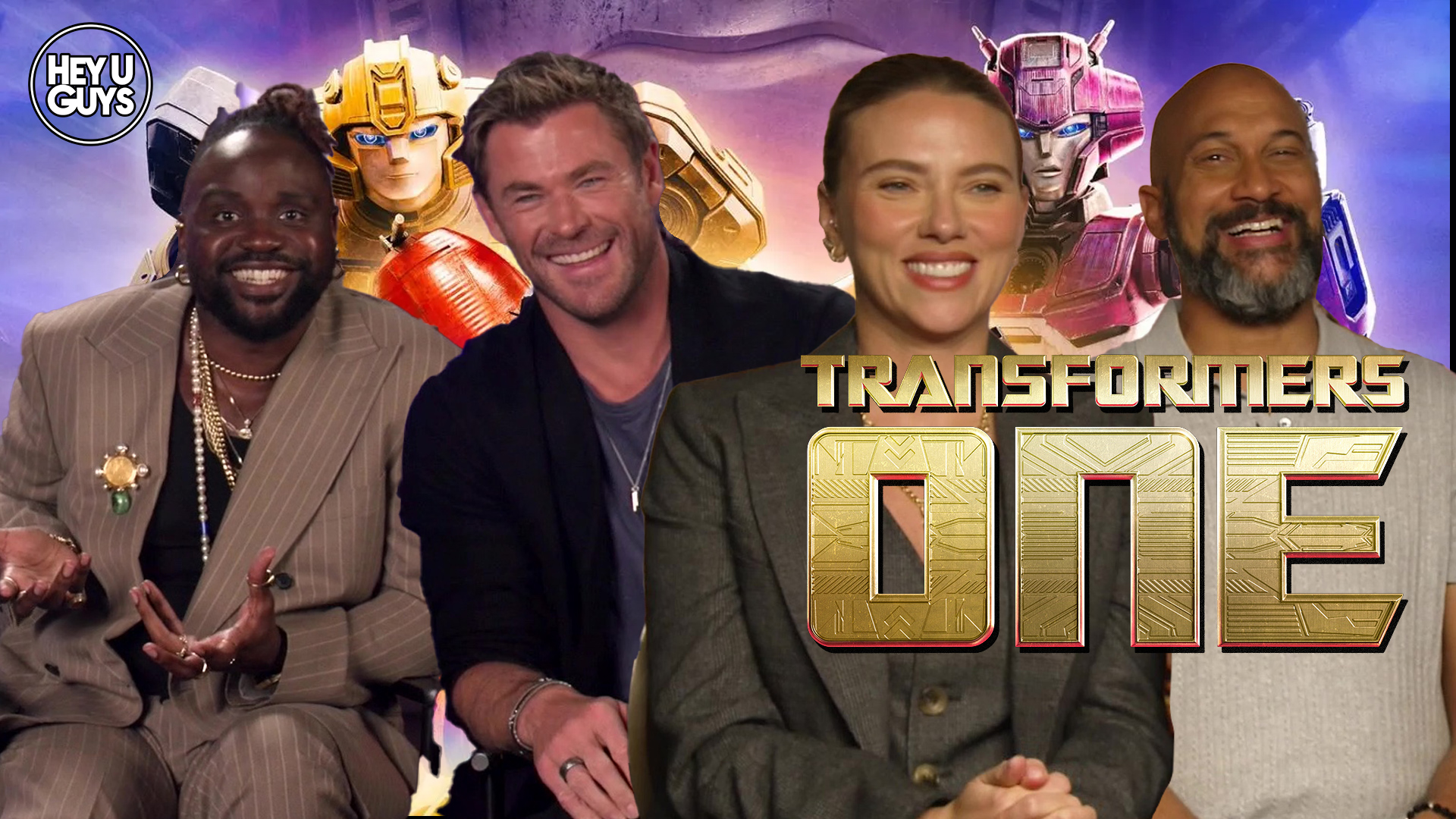 Transformers One Interviews: Chris Hemsworth, Brian Tyree Henry, Scarlett Johansson, Keegan ...