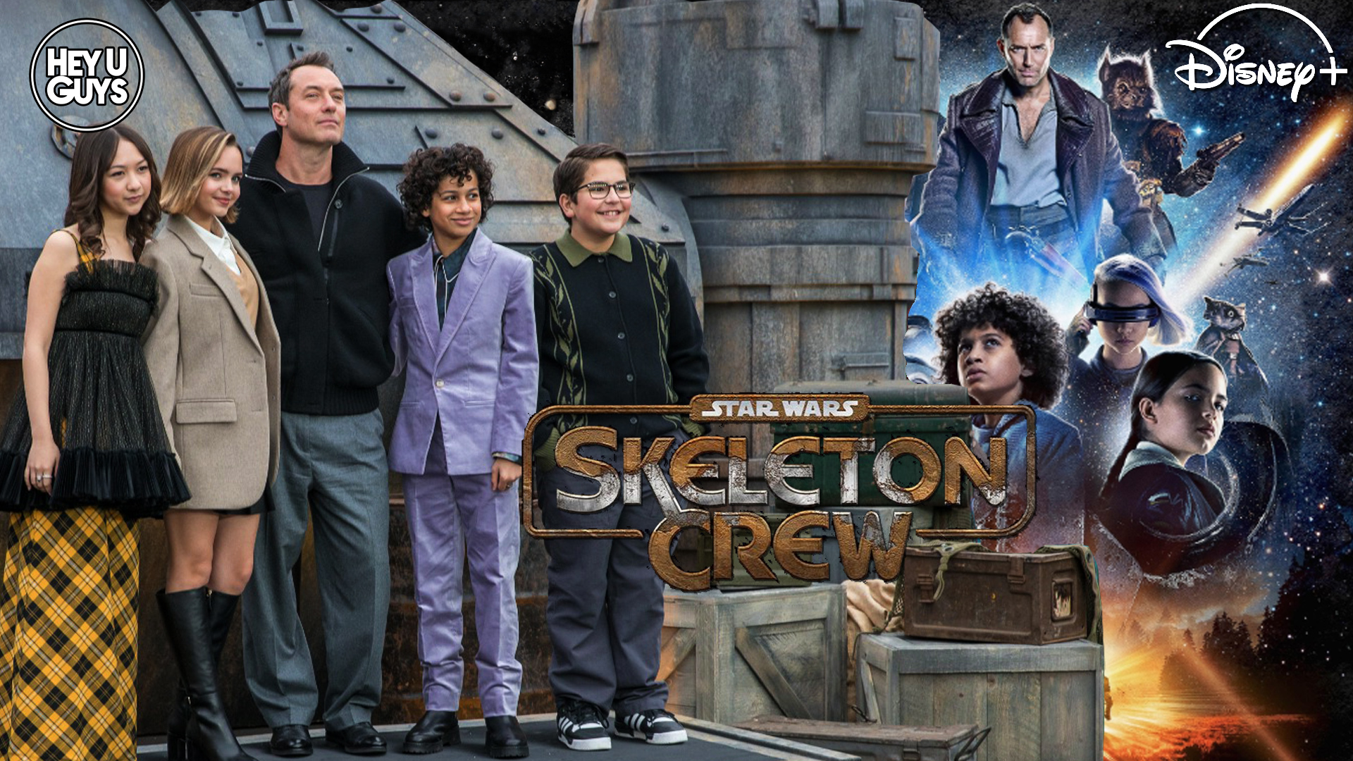 Star Wars Skeleton Crew Red Carpet Interviews: Jude Law, Jon Watts ...