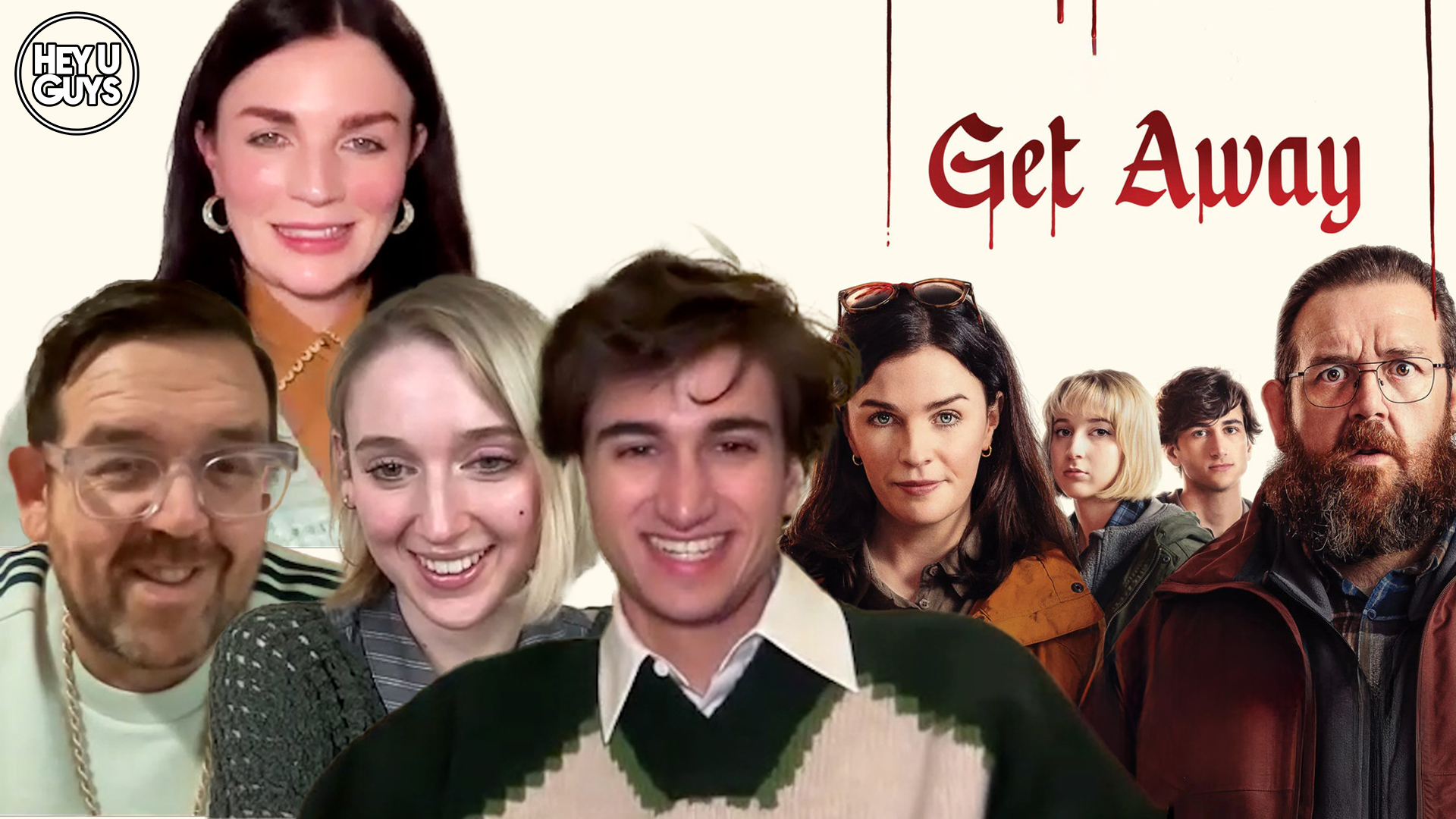 Nick Frost, Aisling Bea, Director Steffen Haars, & the cast on Fun New ...