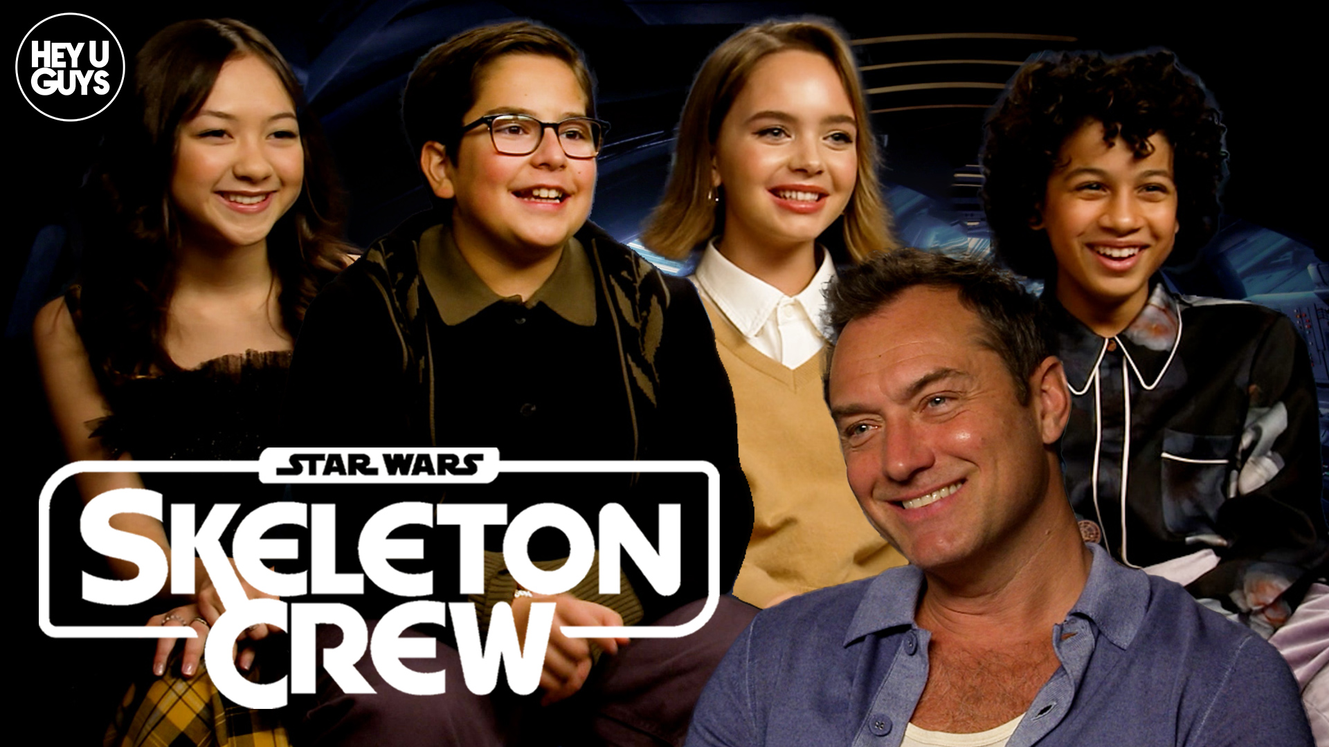 Star Wars Skeleton Crew Interviews: Jude Law, the cast & creators on ...