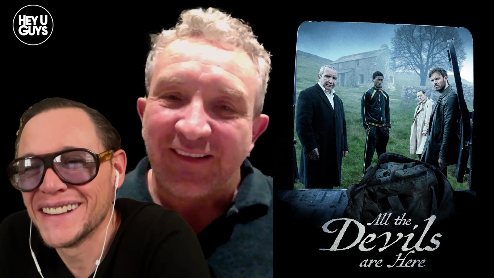 Eddie Marsan, director Barnaby Roper and actor Burn Gorman on All The Devils Are Here - HeyUGuys