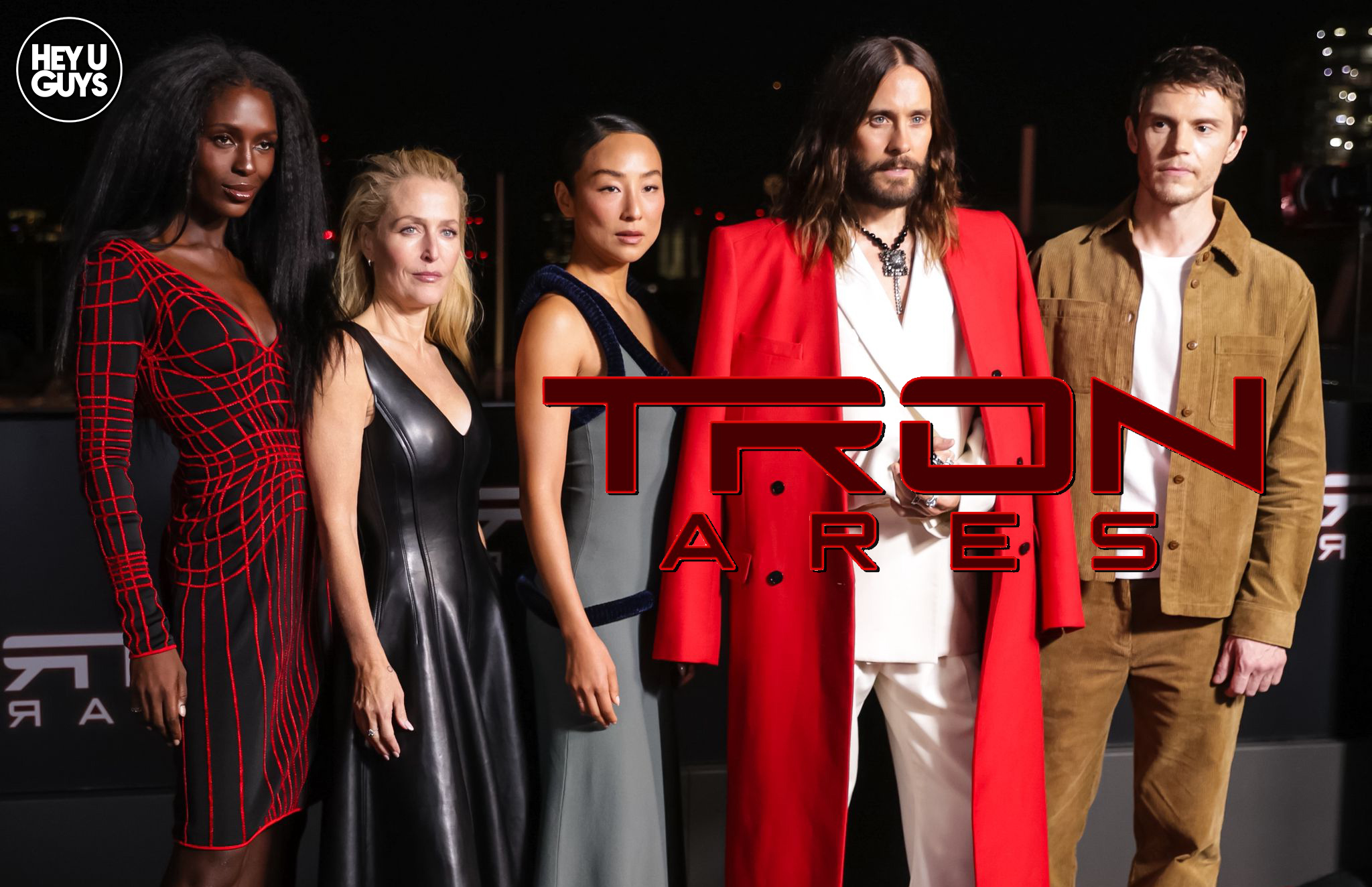 Tron Ares Red Carpet Interviews: Jared Leto, Gillian Anderson & more on AI and the future - HeyUGuys