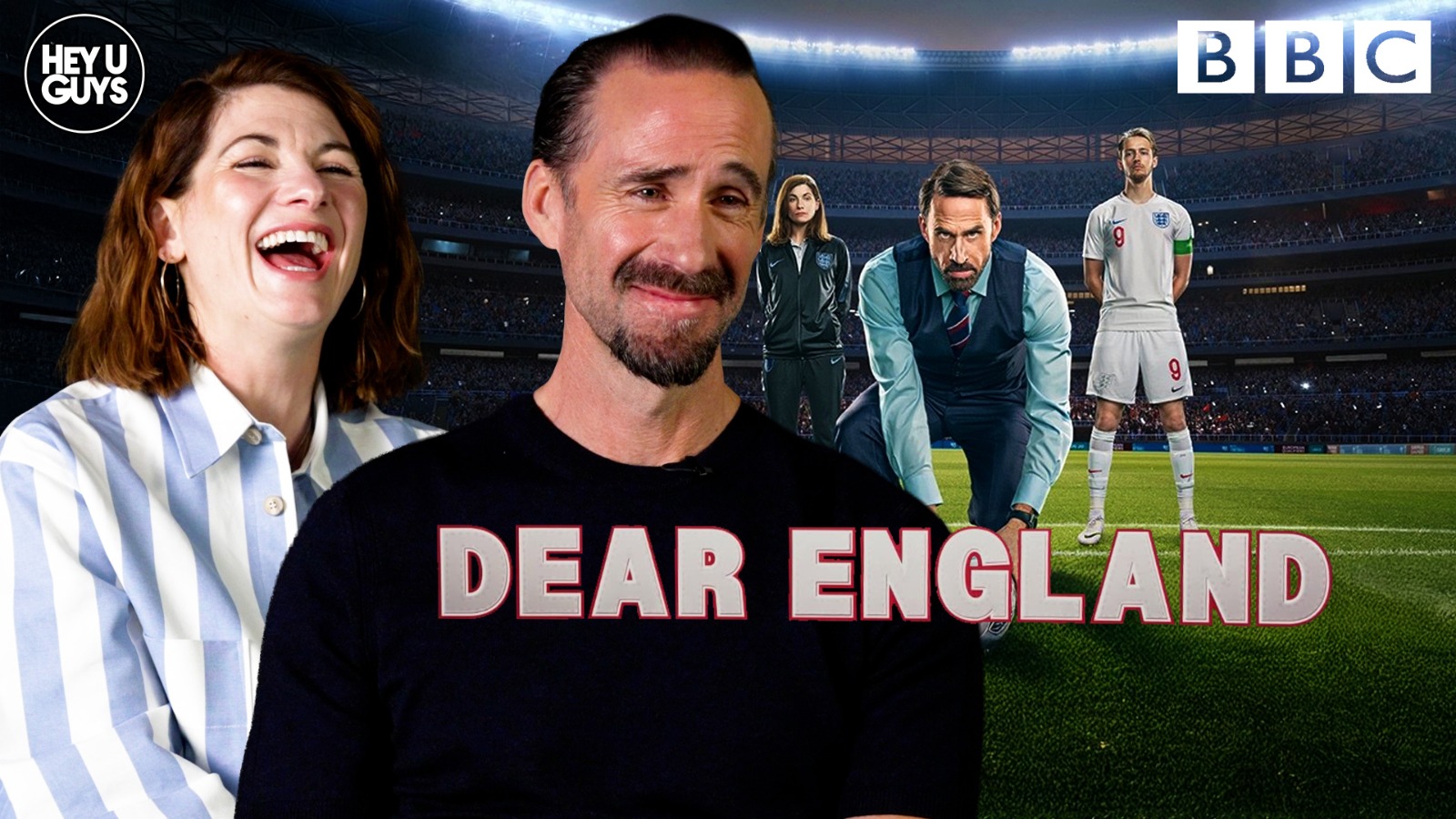 Joseph Fiennes and Jodie Whittaker on Dear England